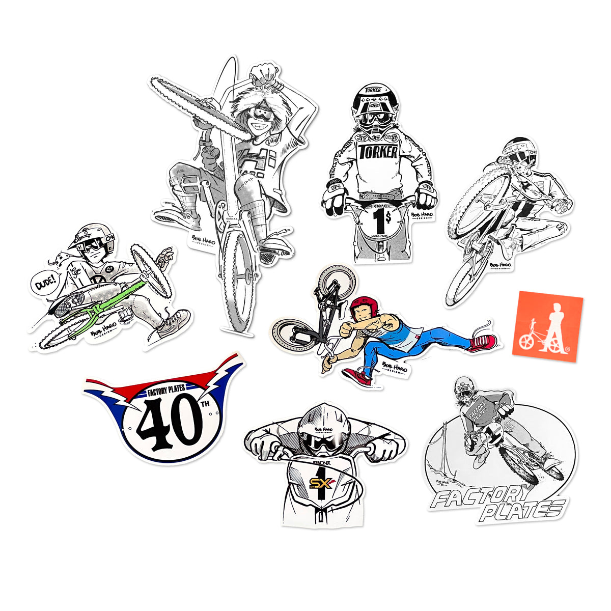 Cartoon Sticker Pack – Bob Haro Design